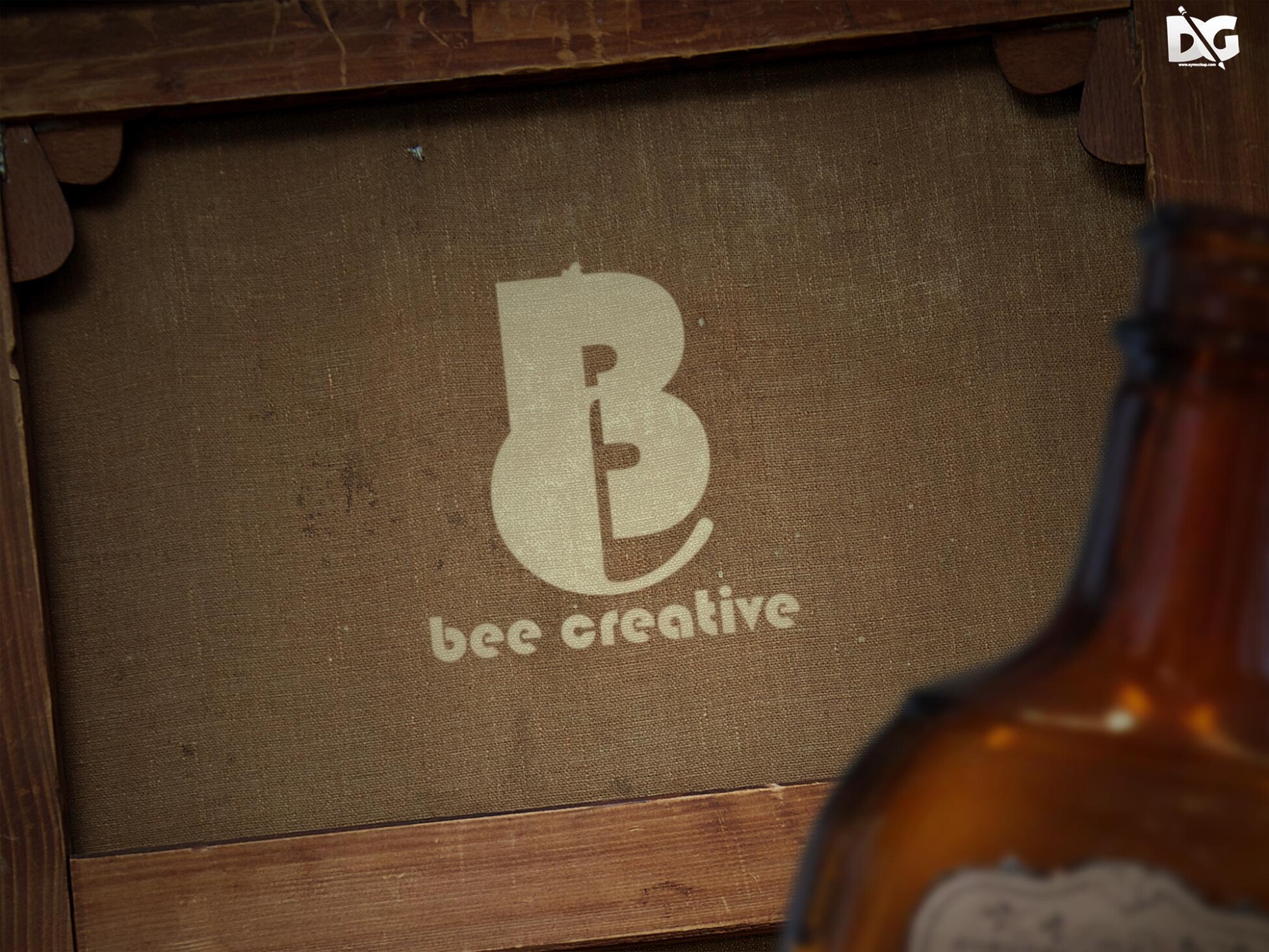 Download Wood Photo Frame Mockup