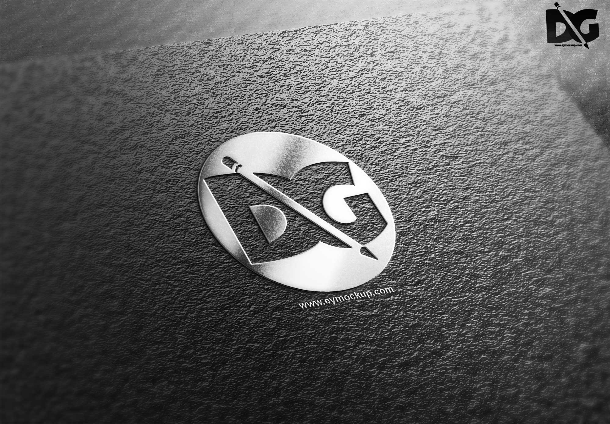 Grey Logo Mockup Presentation