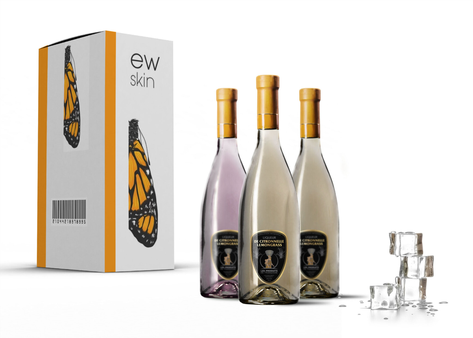 Free Liquor Bottle Mockup Download