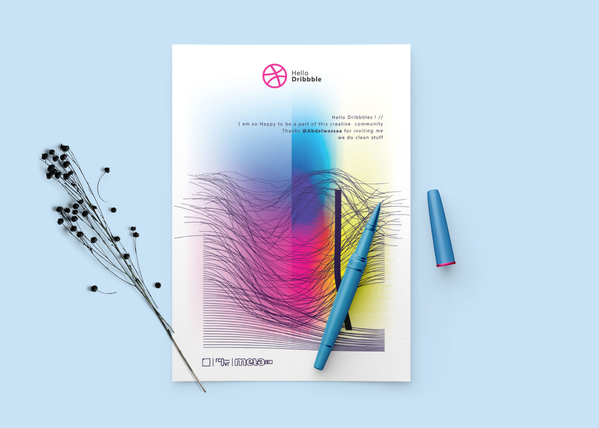 Professional US Letter Flyer Mockup