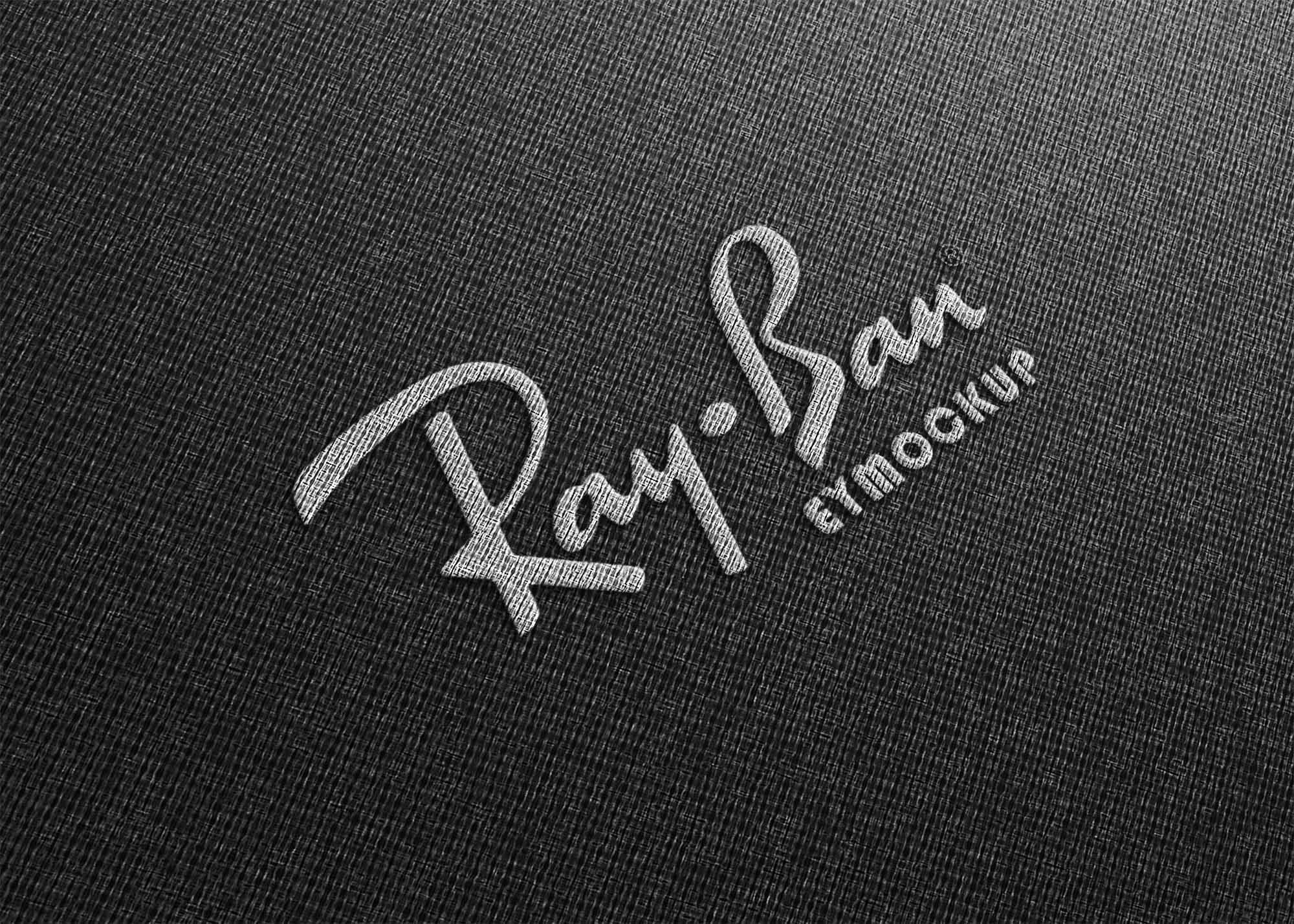 Download Free Close-up Logo Mockup